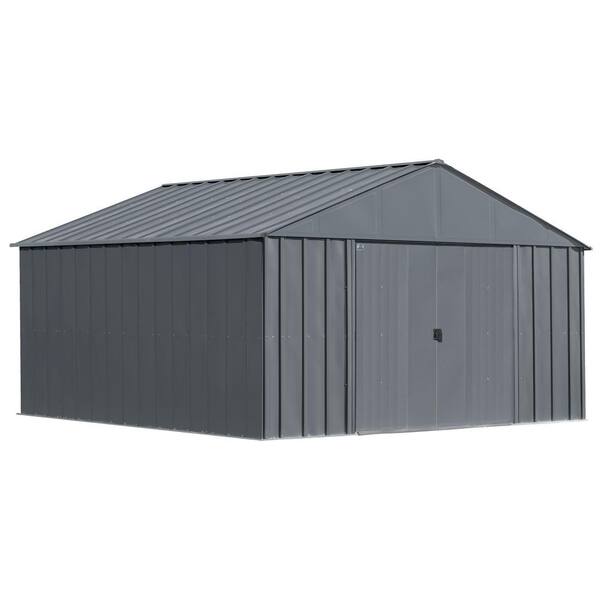 Arrow Classic Storage Shed 12 ft. W x 12 ft. D x 8 ft. H Metal Shed 138 ...