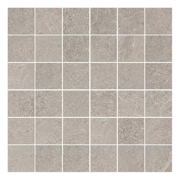 Ivy Hill Tile Monolith Silver Gray 3.93 in. x 0.35 in. Matte Porcelain ...