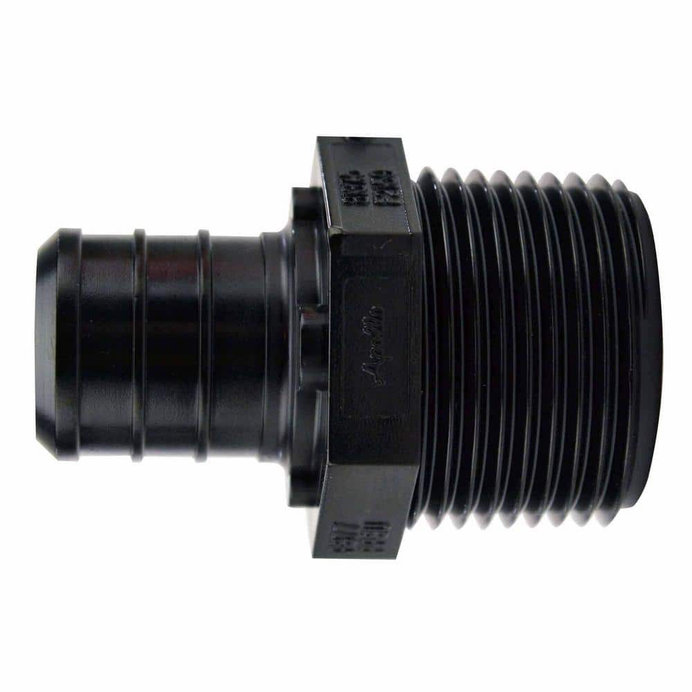Apollo 3/4 in. Polyalloy PEX-B Barb x MNPT Adapter (5-Pack) PXPAM345PK ...