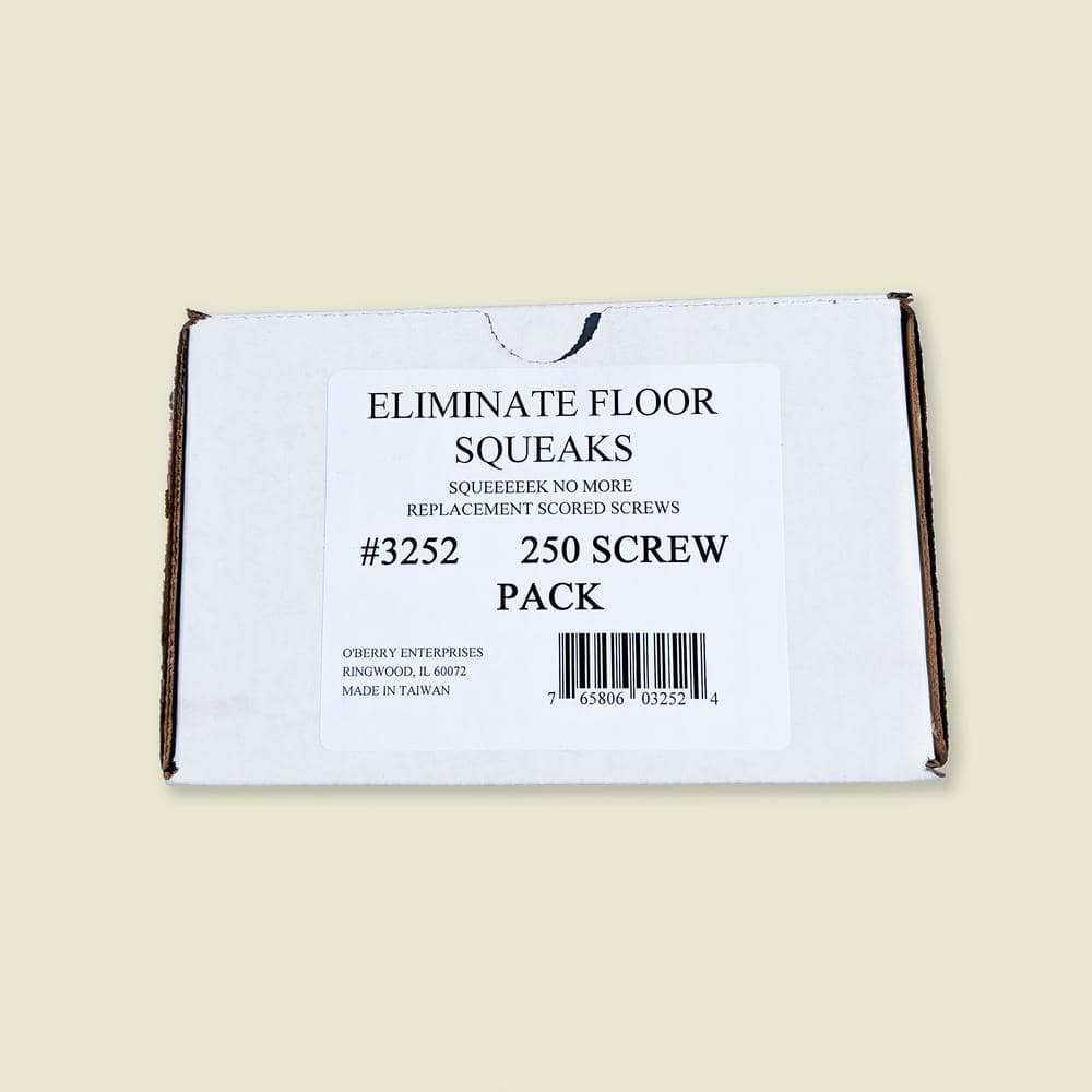 Squeeeeek No More 250 Box of Replacement Screws 3252 - The Home Depot