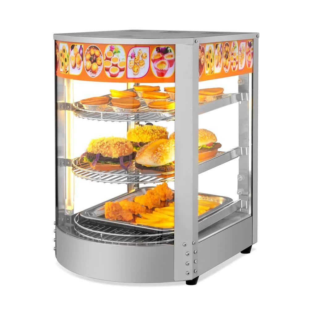 Karl home 3-Tier 800-Watt Countertop Food Warmer Display Case Buffet ...