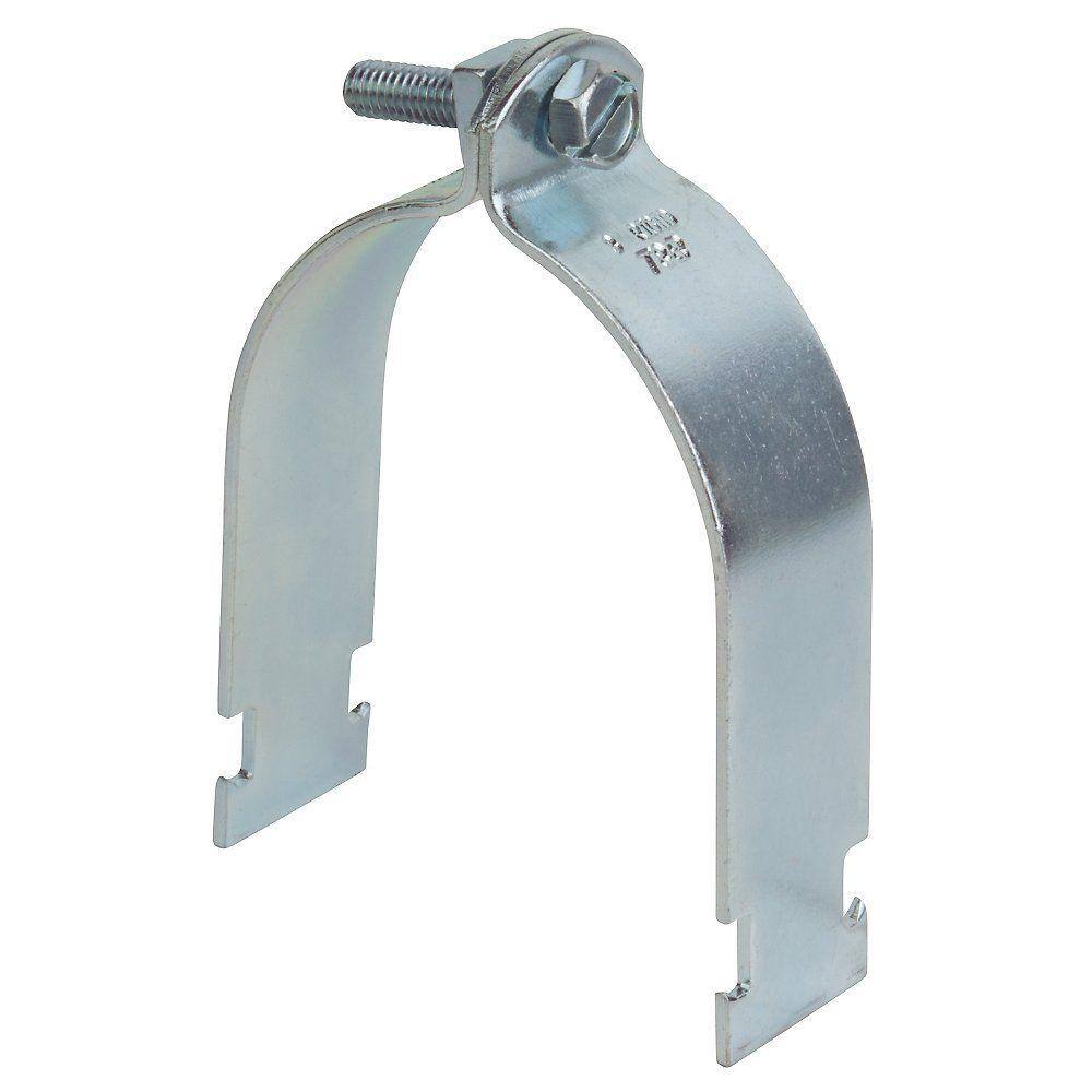 Superstrut 3 In Pipe Strap Silver Galvanized Strut Fitting Z702
