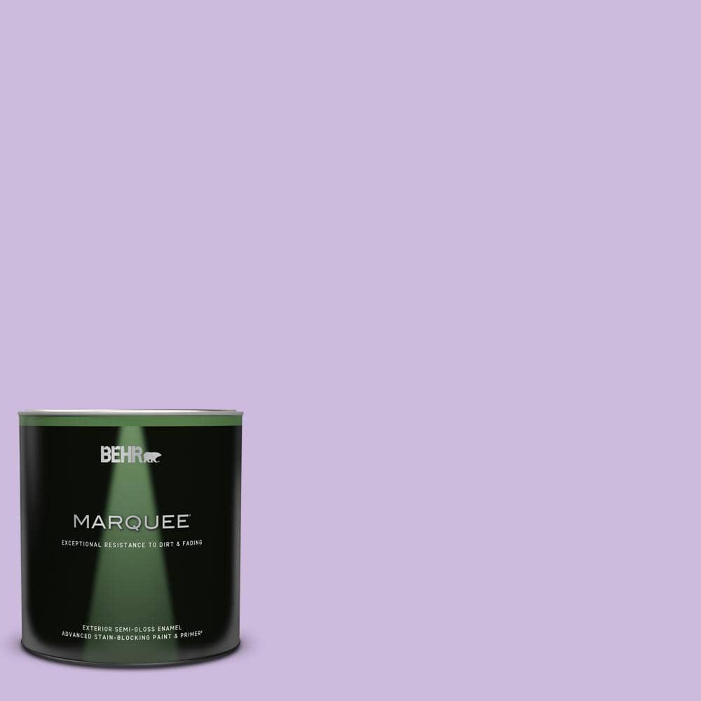 BEHR MARQUEE 1 qt. #P570-2 Confetti Semi-Gloss Enamel Exterior Paint ...