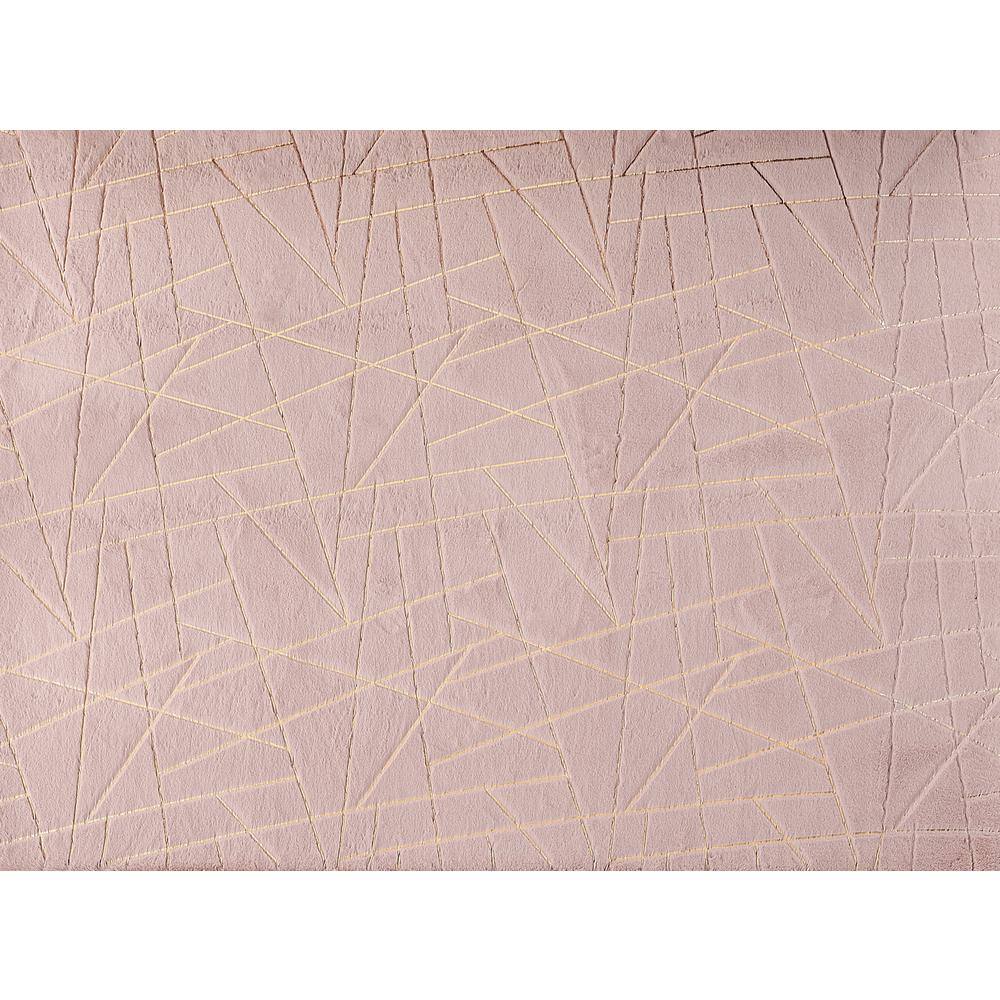 Amazing Rugs Lily Luxury Geometric Gilded Pink 8 ft. x 11 ft. Area Rug ...