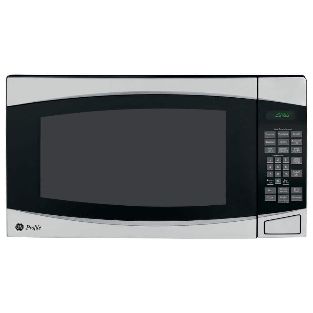 Reviews for GE Profile 2.0 cu. ft. Countertop Microwave in Stainless ...