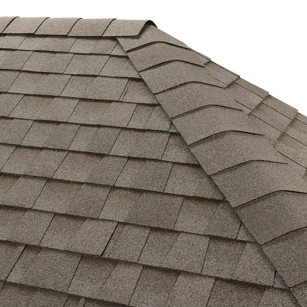 GAF Seal-A-Ridge Fox Hollow Hip and Ridge Cap Roofing Shingles (25 lin ...