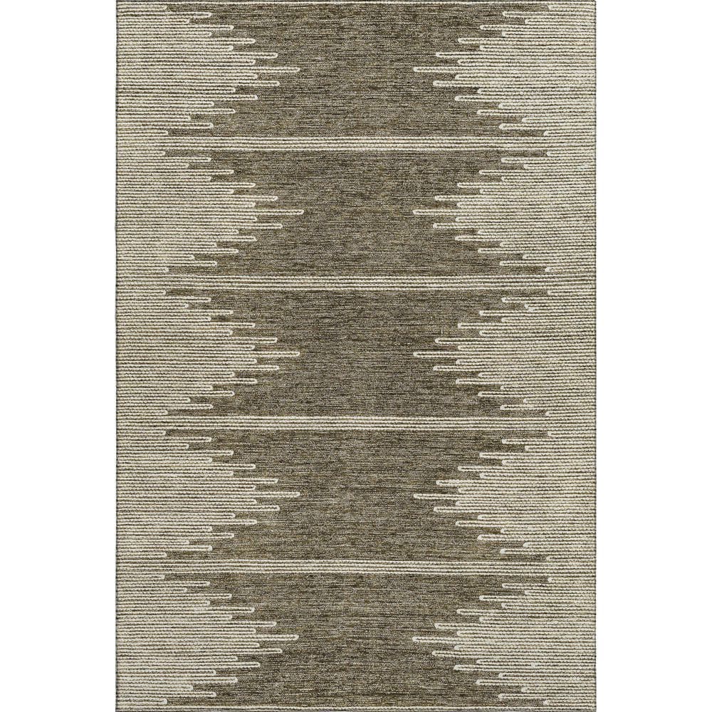 Addison Rugs Mayfield Premium Machine Washable Indoor/Outdoor Geometric ...