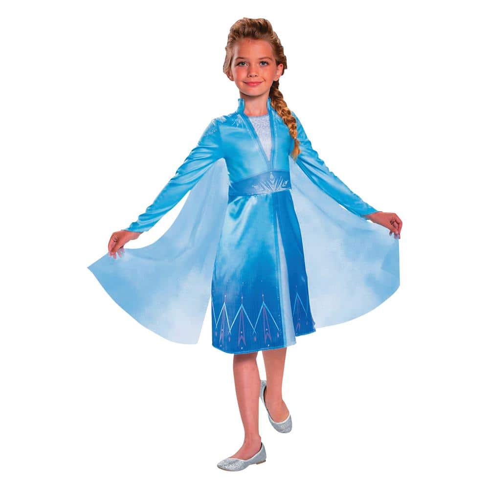 Disguise Girl's Classic Disney's Frozen II Elsa Costume - Extra Small ...