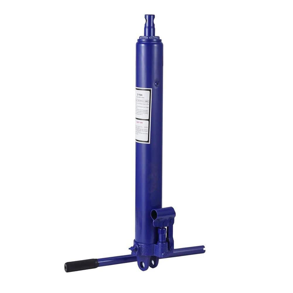 3 Ton Capacity Long Hydraulic Ram Jack with Handle, Engine Lift Hoist ...