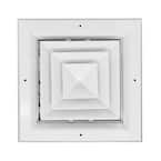 Venti Air 10 in round butterfly diffuser/grille with concentric step ...