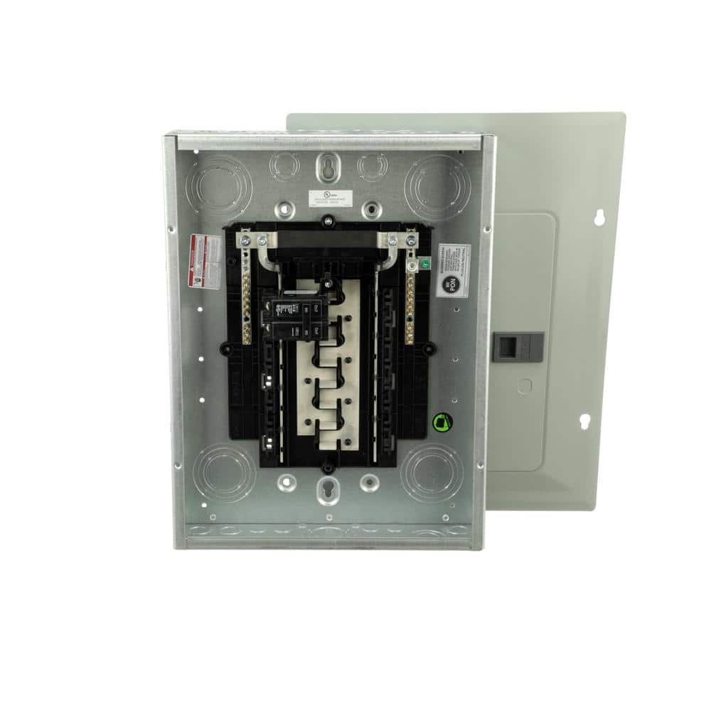 Eaton BR 100 Amp 24-Circuit Indoor 22 kAIC Main Breaker Plug-On Neutral ...