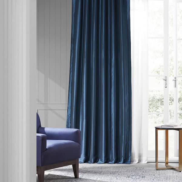 Dark Blue Curtains Living Room