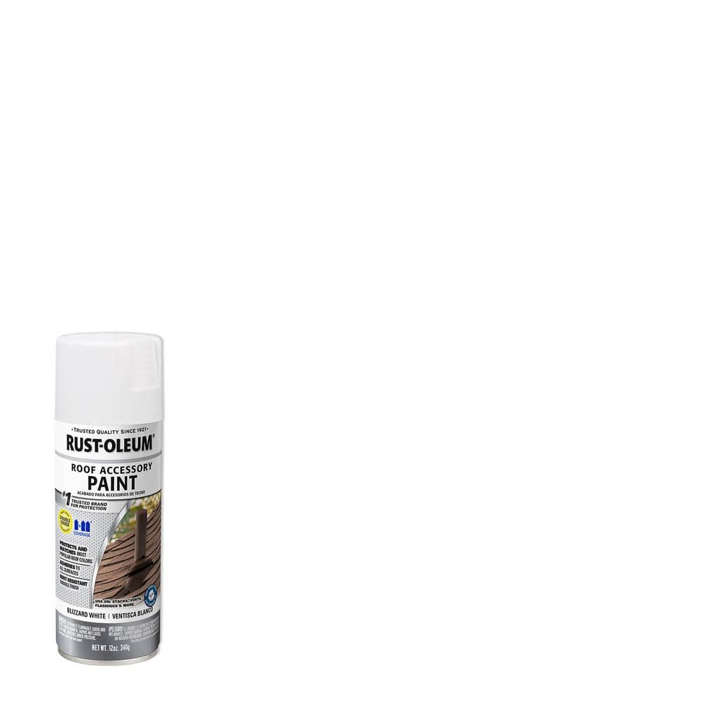 Rust-Oleum Stops Rust 12 Oz. Blizzard White Roof Accessory Spray Paint ...