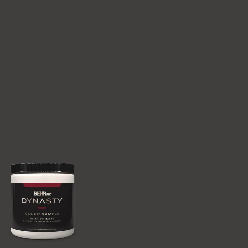BEHR DYNASTY 8 oz. #MQ1-35 Off Broadway One-Coat Hide Matte Stain ...