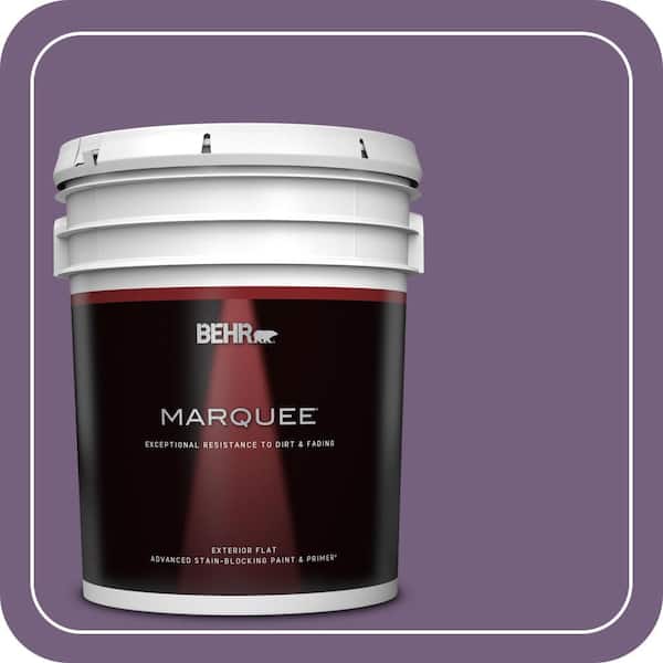BEHR MARQUEE 5 gal. #660D-6 Zinfandel Flat Exterior Paint & Primer ...
