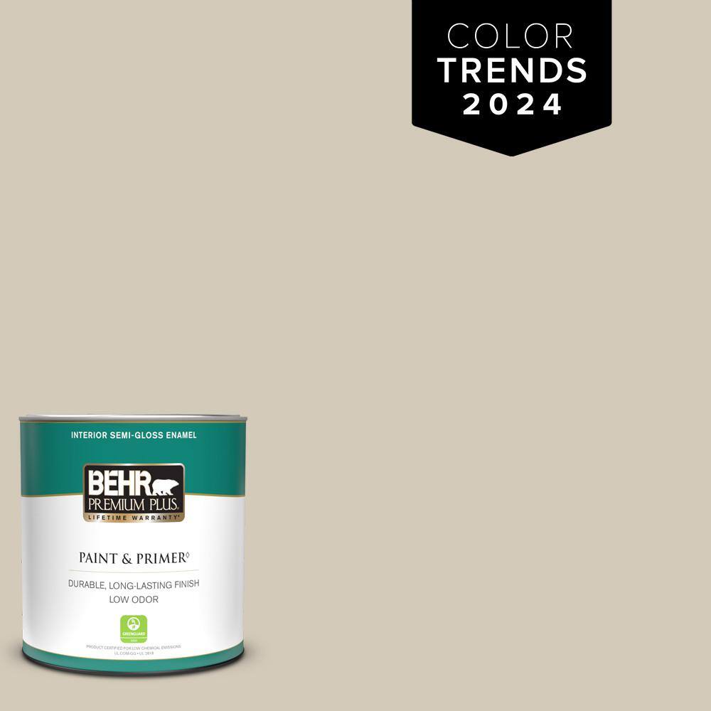 BEHR PREMIUM PLUS 1 qt. Designer Collection #DC-010 Even Better Beige ...