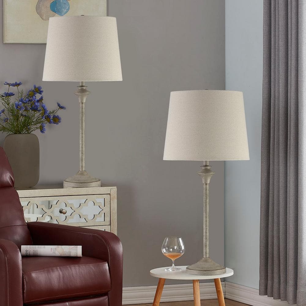 Maxax Cleveland 26 " Brown Buffet Table Lamp Set (Set of 2) T13-BN ...