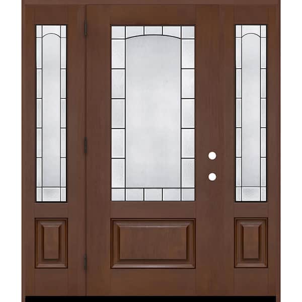 Steves & Sons Regency 64 in. x 80 in. 3/4L Empire Decorative Glass RHOS ...