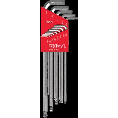 Eklind Combination Bright Ball-Hex-L Key Set Sizes 0.050 in. to 3/8 in ...