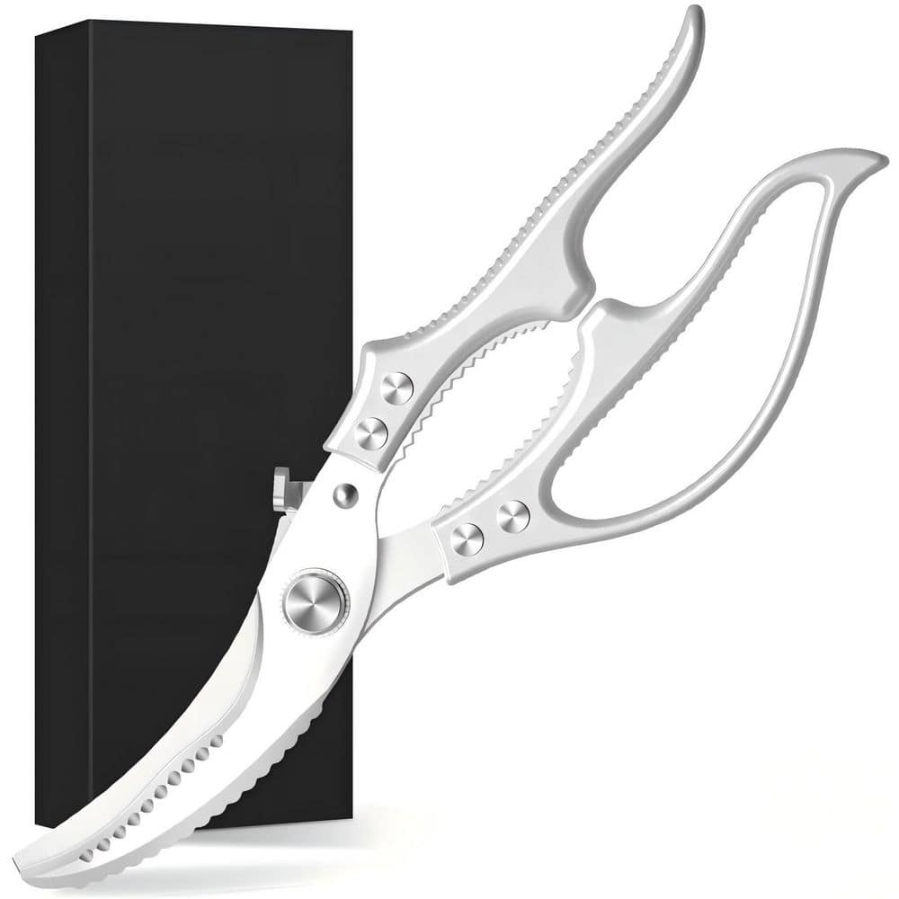 Wudkey Heavy Duty Poultry Shears with Non-Slip Handle and Safety Lock ...