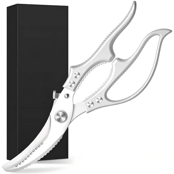 Wudkey Heavy Duty Poultry Shears with Non-Slip Handle and Safety Lock ...