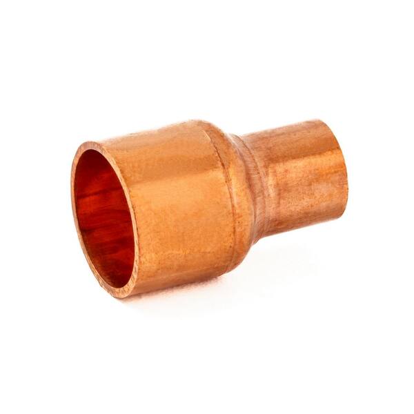 Everbilt 1/2 in. x 1/4 in. Copper Pressure Cup x Cup Reducing Coupling ...