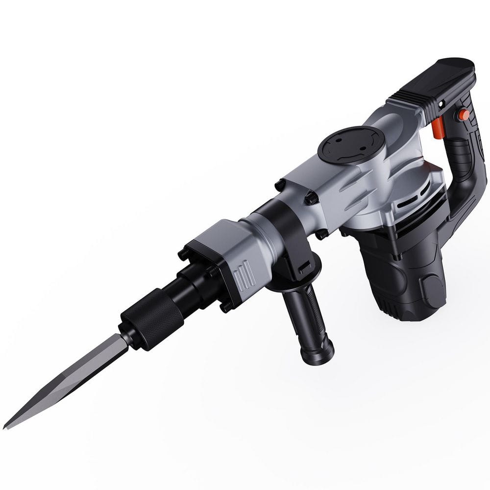 SKYSHALO Demolition Jack Hammer, 18.5 in. x 3.97 in. Black Electric ...