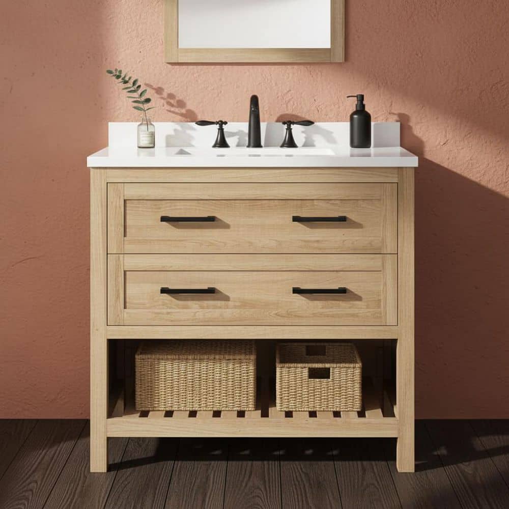Home Decorators Collection Autumn 36 in. Single Sink Freestanding ...