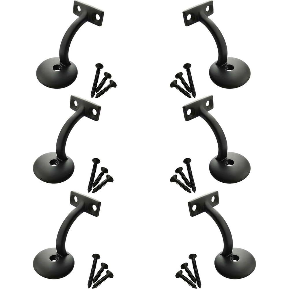 Afoxsos 3 Zinc Alloy Handrail Brackets Solid Heavy Duty Round Base ...