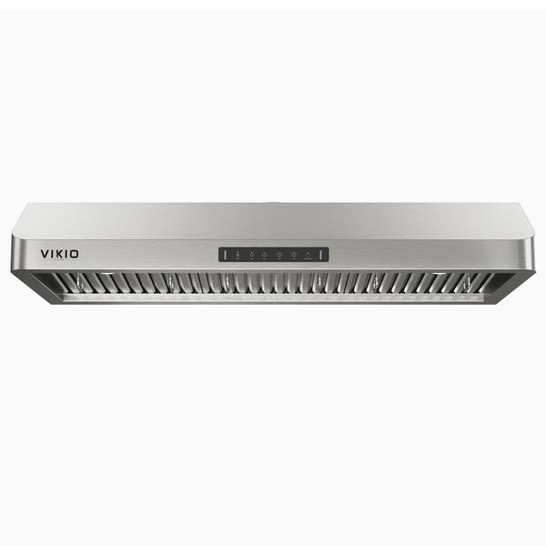 VIKIO 42 in. 900CFM Ducted Under Cabinet Range Hood with 3-Way Venting ...
