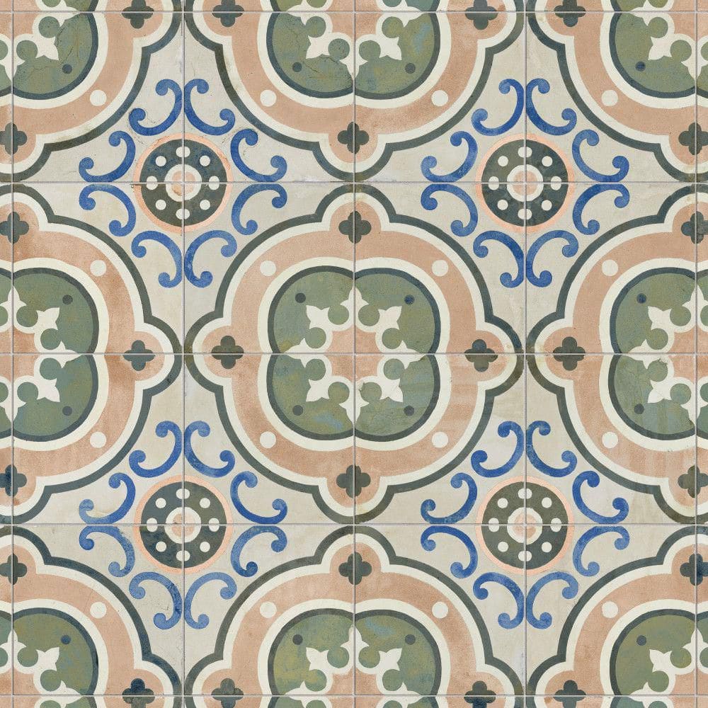 Merola Tile Kings Barna Raval 17-5/8 in. x 17-5/8 in. Ceramic Floor and ...