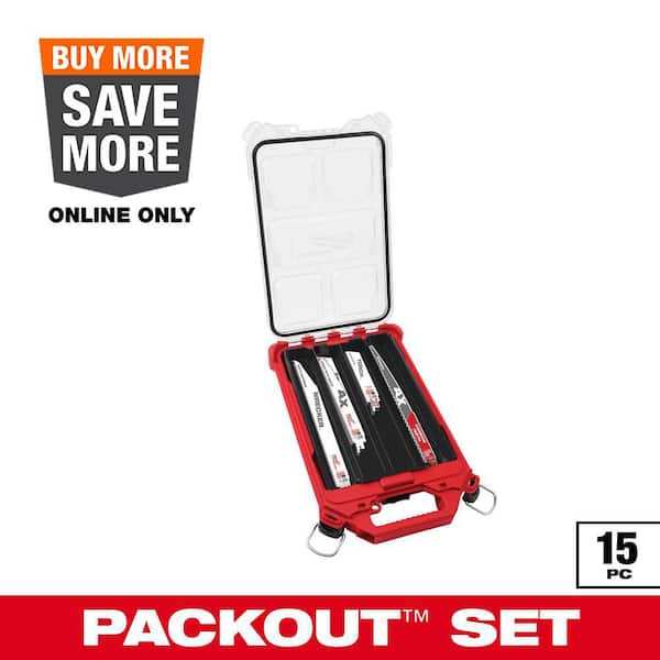 Reviews for Milwaukee PACKOUT SAWZALL Reciprocating Saw Blade Set (15 ...