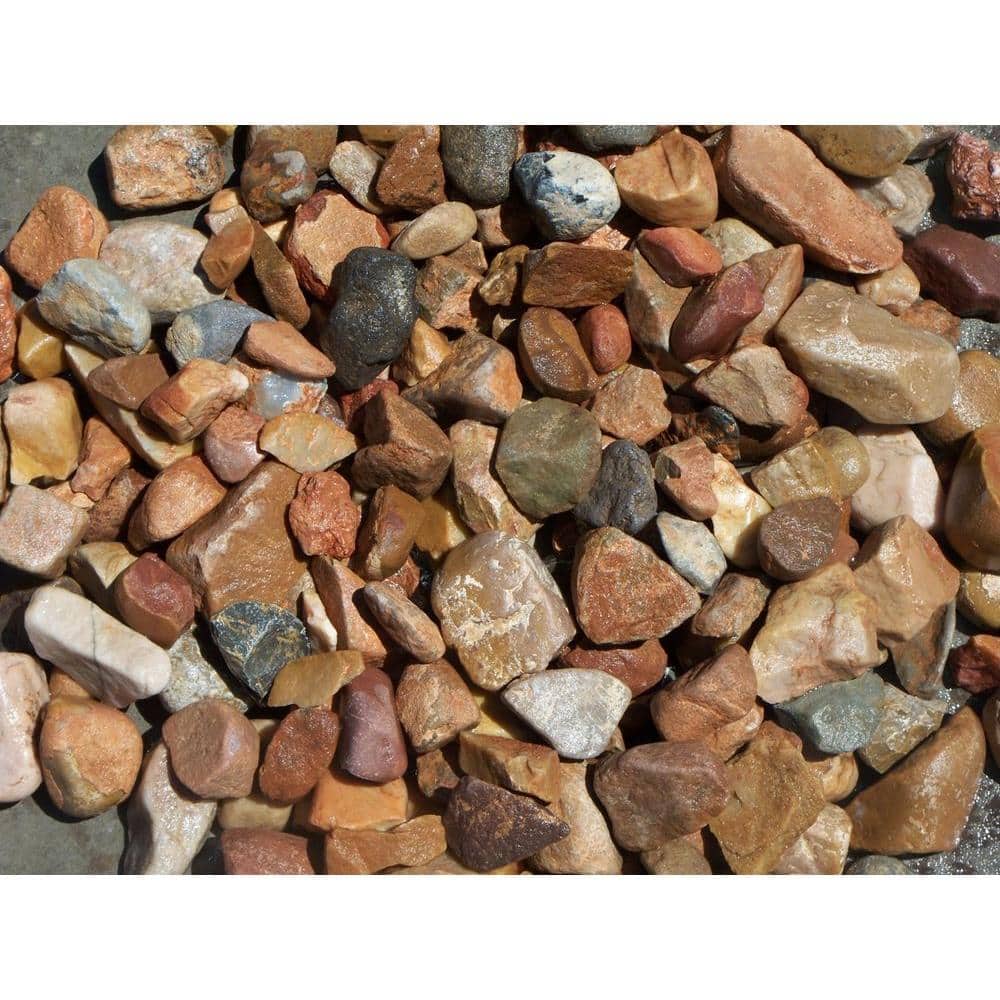 Oldcastle .33 cu. yd., 1 in. to 2 in. Cobble Stones 40200026 - The Home ...