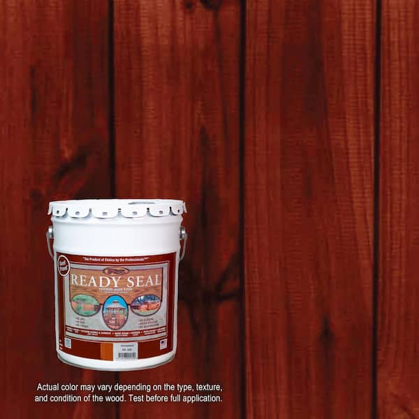 Ready Seal 5 gal. Natural Cedar Exterior Wood Stain and Sealer 370045 ...