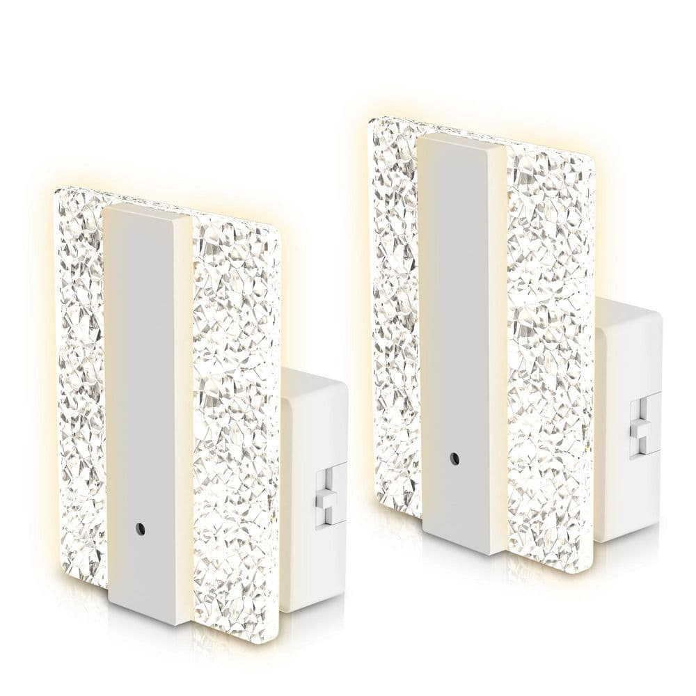 YANSUN Modern LED Night Lights Plug Into Wall-Dimmable with Dusk-to ...