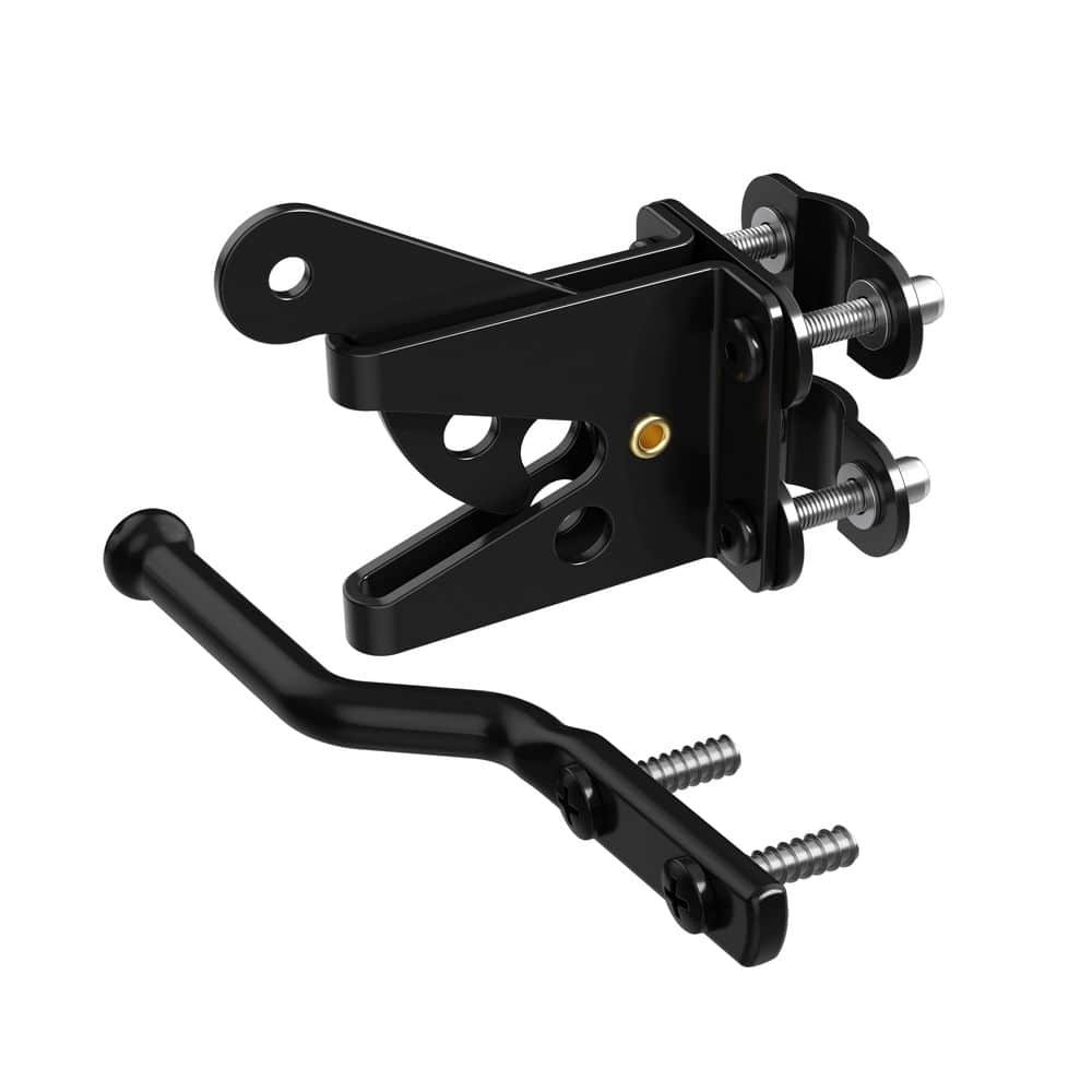 Zippity Outdoor Products Newberry Black Steel Hardware Gate Kit ...