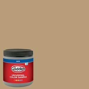 Glidden Essentials 1 gal. PPG1086-5 Earthy Ocher Satin Exterior Paint ...