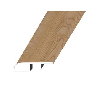 AMARE Lucid Silver 0.6 in. Thick x 1.4 in. W x 94.5 in. L SPC Vinyl End ...