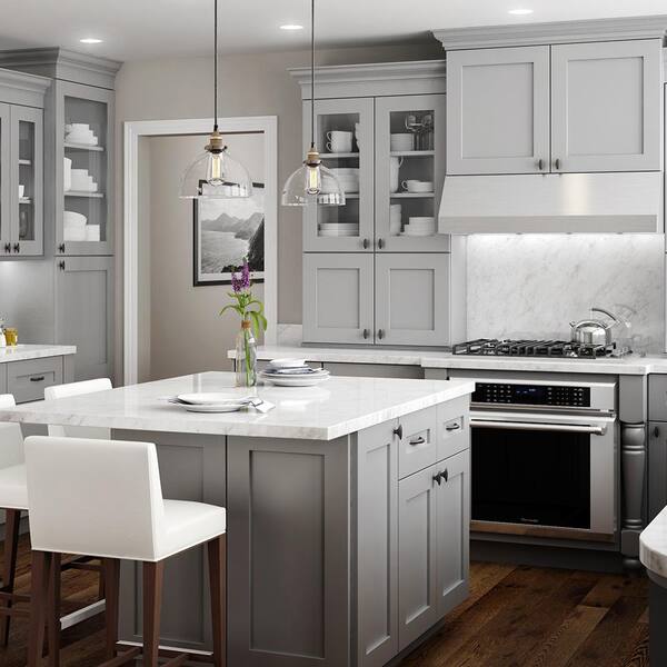 Microwave cabinets at home depot store