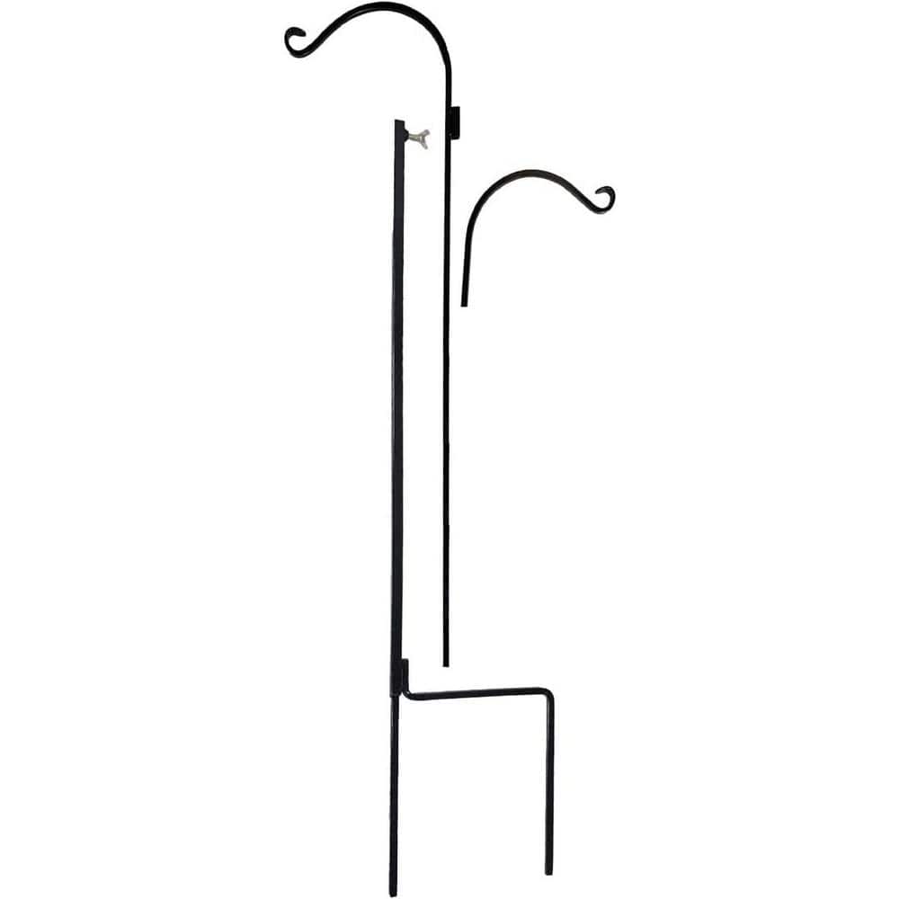 Ashman Online 65 in. Steel Shepherd Hook (2-Pack) Shep65Hook2pkBlack ...