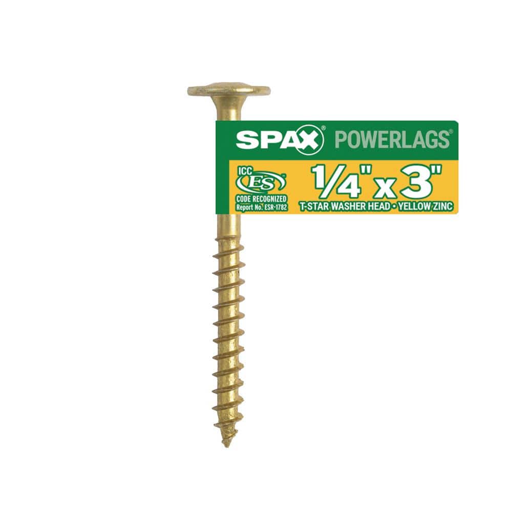 Reviews for SPAX 1/4 in. x 3 in. Interior Washer Head Structural Wood ...