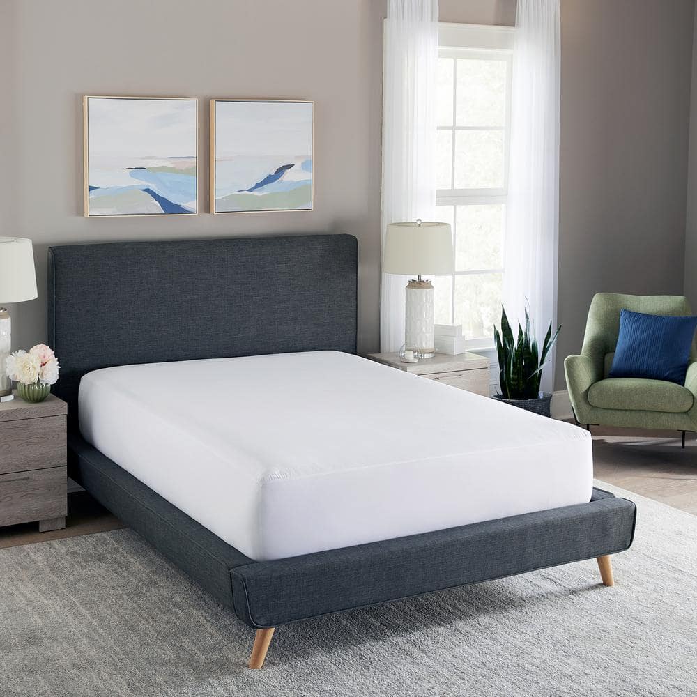 BODIPEDIC Essentials Whisper Quiet Waterproof Mattress Protector 75865 ...