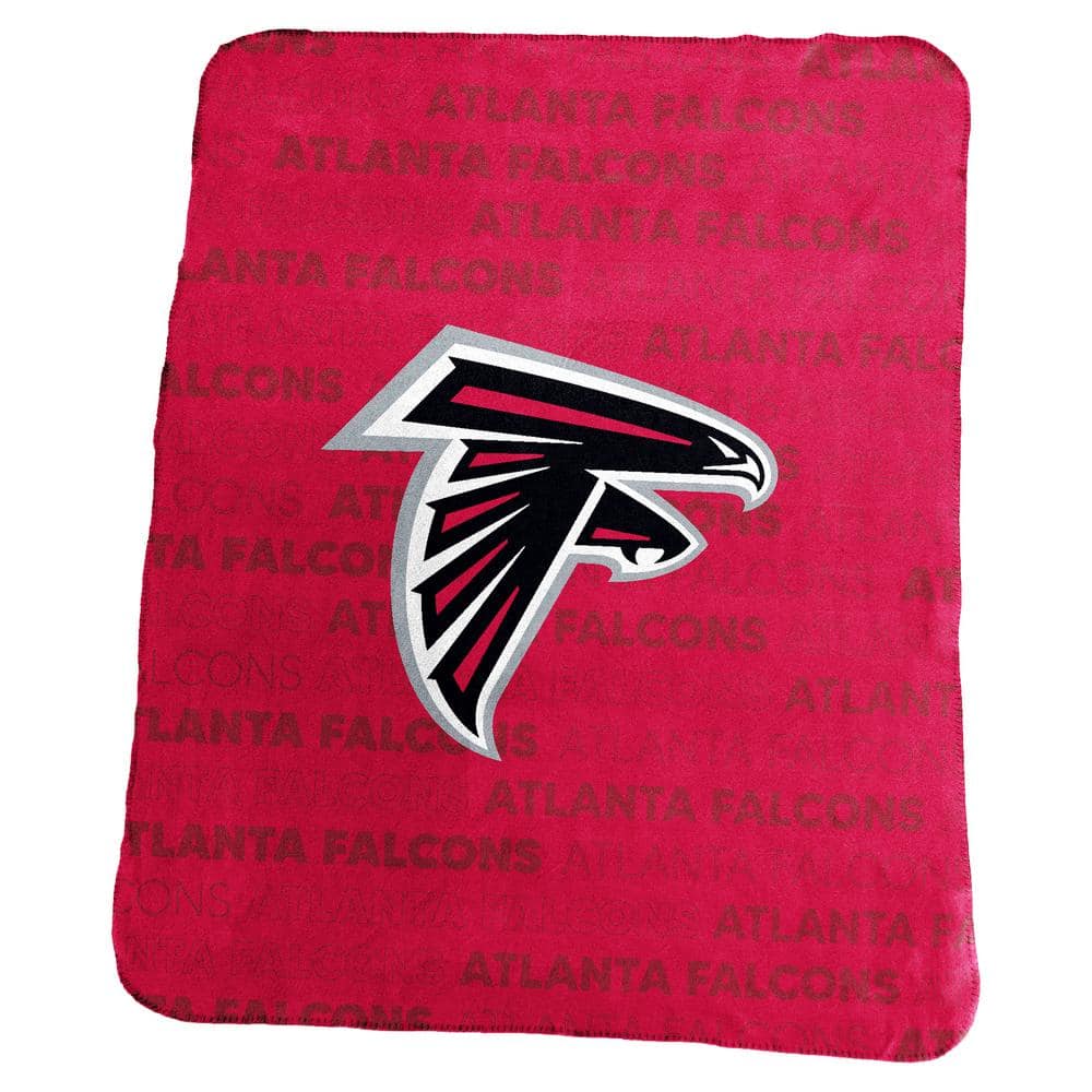logobrands Atlanta Falcons Multi-Colored Classic Fleece Throw 602-23C ...