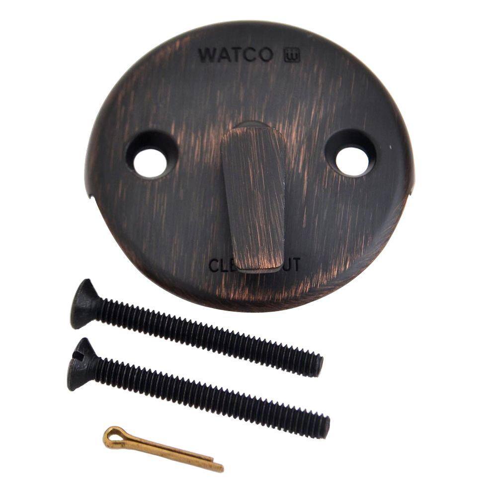 Watco Trip Lever Bathtub Overflow Plate Kit, Oil-Rubbed Bronze 18702-BZ