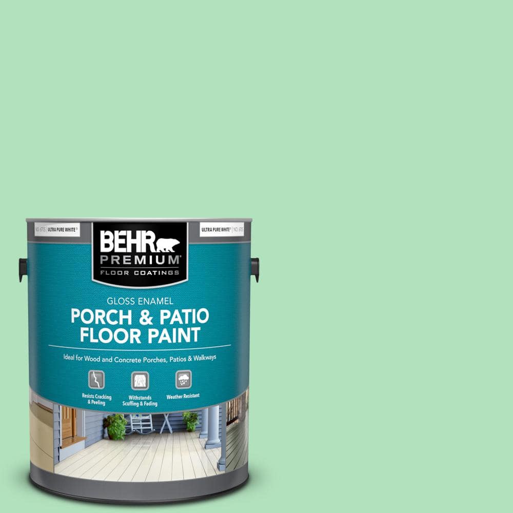 BEHR PREMIUM 1 gal. #P400-3 Folk Tale Gloss Enamel Interior/Exterior ...