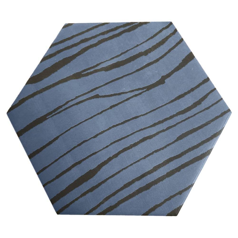 Ivy Hill Tile Eclipse Zen Smoke Blue 7.79 in. x 0.59 in. Matte ...