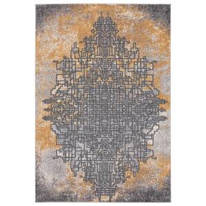 Abani Arto Cream 7 ft. 9 in. x 10 ft. 2 in. Abstract Polypropylene Area ...