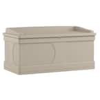 Rubbermaid 32 Gal. Resin Patio Storage Bench FG376401OLVSS
