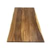 Hampton Bay 6 ft. L x 25 in. D Finished Saman Solid Wood Butcher Block ...
