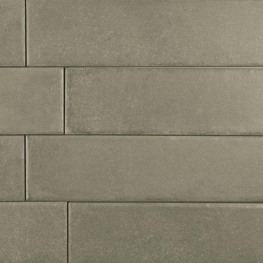 Apollo Tile Cadence 3 in. x 16 in. Matte Muted Olive Green Porcelain ...